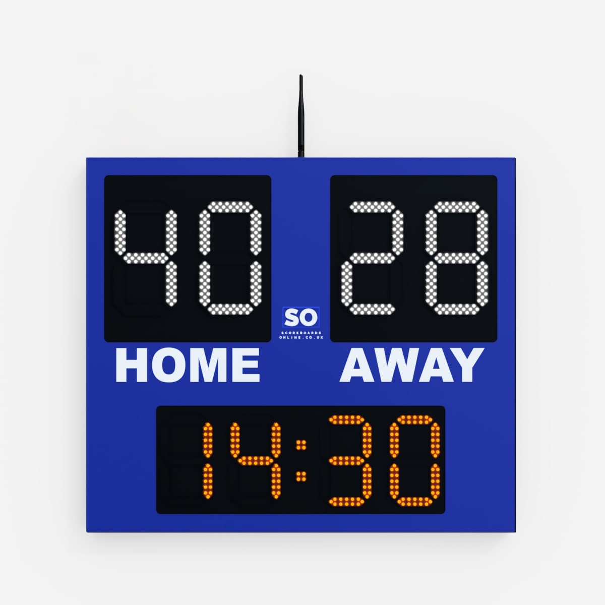 Home and Away Scoreboard With Period and Timer | All In One Scoreboard ...