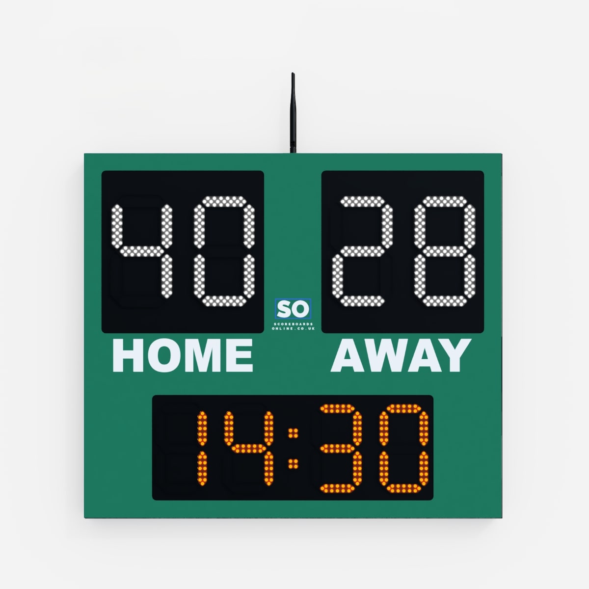 Home and Away Scoreboard With Period and Timer | All In One Scoreboard ...